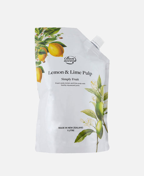 Bon Accord Real Fruit Pulp 1L - Lemon Lime – Espressomerchants.co.nz